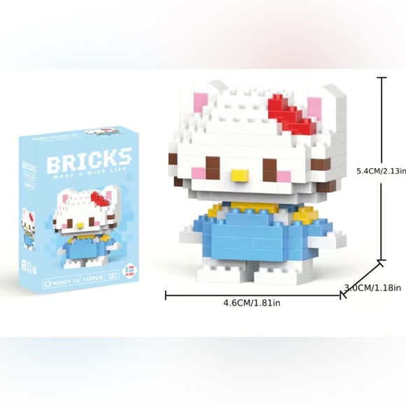 Sanrio | Toys | Hello Kitty Building Block Lego Set Nwt | Poshmark